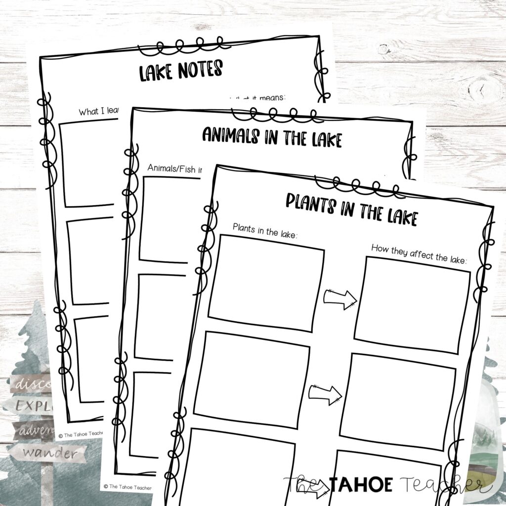 Lakes Inquiry / Phenomenon Based Learning Unit | Made By Teachers