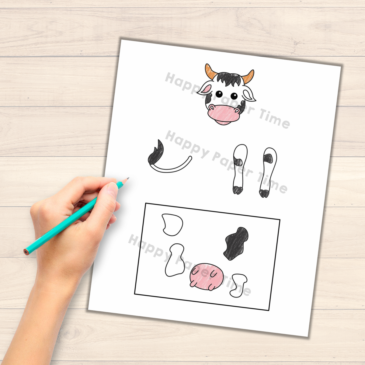 Toilet Paper Roll Cow Craft at Travis Poteete blog