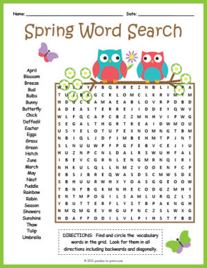 FIRST DAY OF / BACK TO SCHOOL Word Search Puzzle Worksheet - No Prep ...