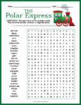 THE POLAR EXPRESS Word Search Puzzle Worksheet Activity | Made By Teachers