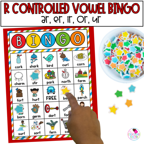 BINGO - R Controlled Vowels - Bossy R - Phonics Games | Made By Teachers