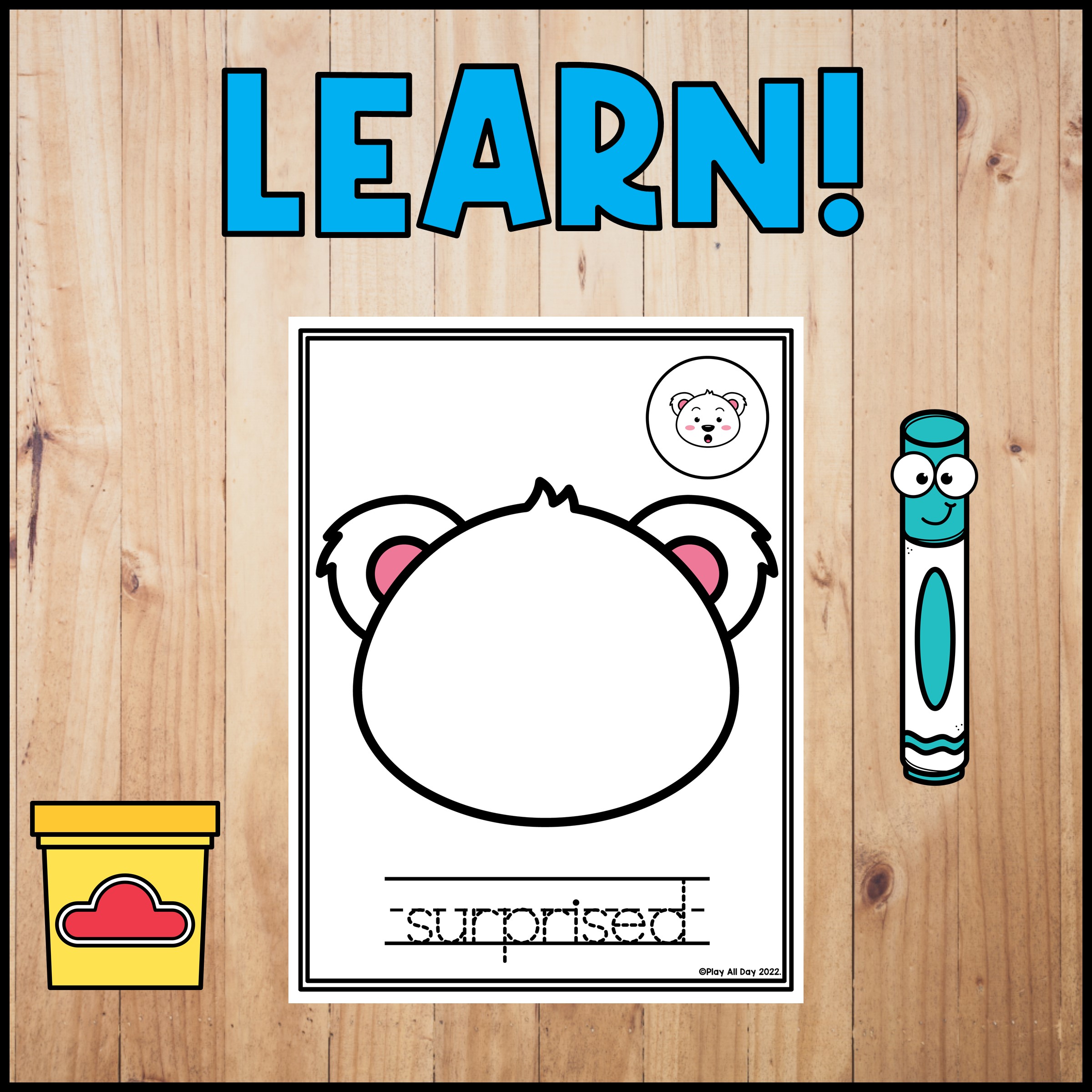 Winter Emotions Play Dough Mats | Social Emotional Learning Activities ...