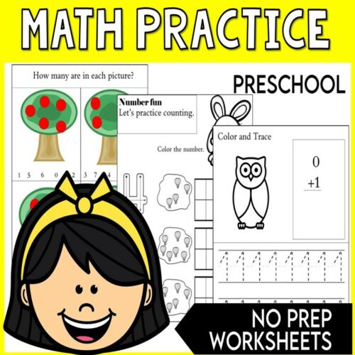 No Prep | Pre K Math Worksheets - Made By Teachers