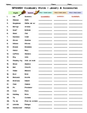 Spanish Family Members Vocabulary Matching Worksheet & Answer Key ...