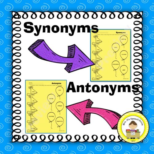 January Vocabulary -Synonyms, Antonyms, Multiple Meanings, Following ...