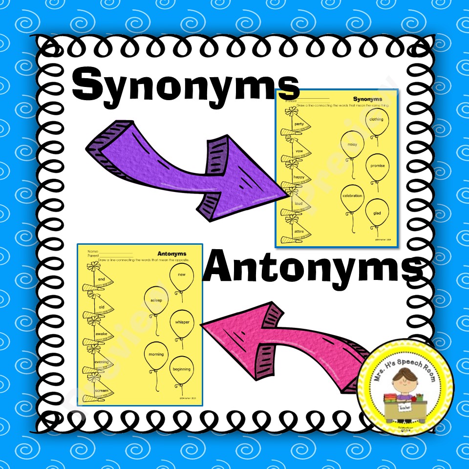January Vocabulary -Synonyms, Antonyms, Multiple Meanings, Following ...