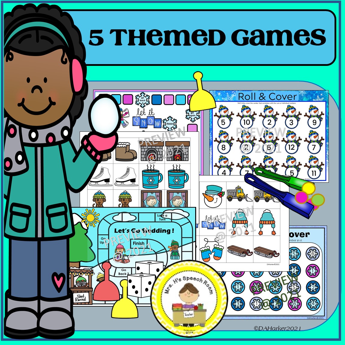 Winter Speech Therapy Printable Pack | Made By Teachers