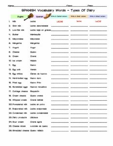 Spanish Women's Clothes Vocabulary Matching Worksheet & Answer Key ...