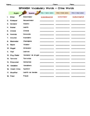 Spanish Types Of Sports Vocabulary Matching Worksheet & Answer Key ...