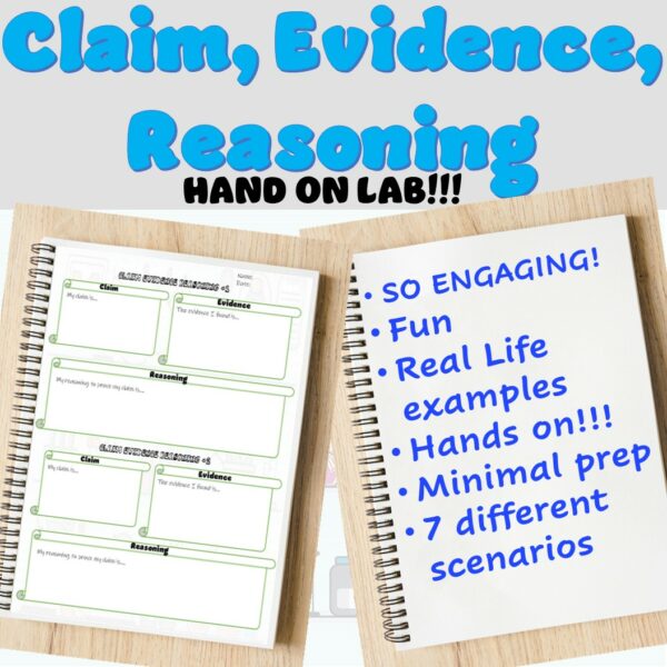 Claim Evidence Reasoning (CER) HANDS ON LAB!!!!! | Made By Teachers