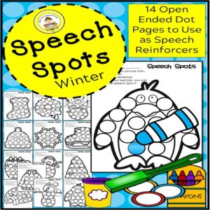 Winter Dot Marker Activities for Speech Therapy - Made By Teachers