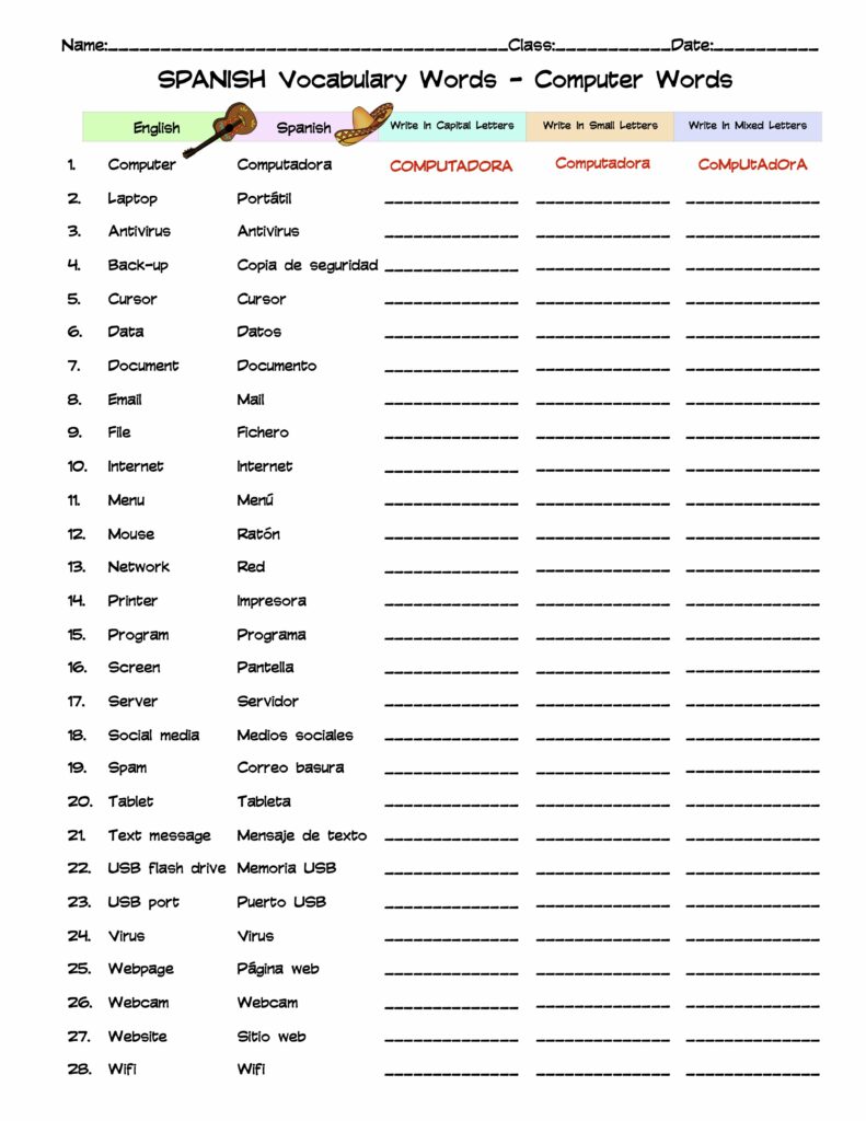 Spanish Animals Worksheet Packet | Made By Teachers