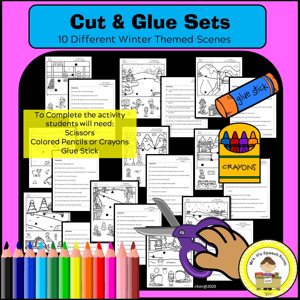 Winter Following Directions | Made By Teachers