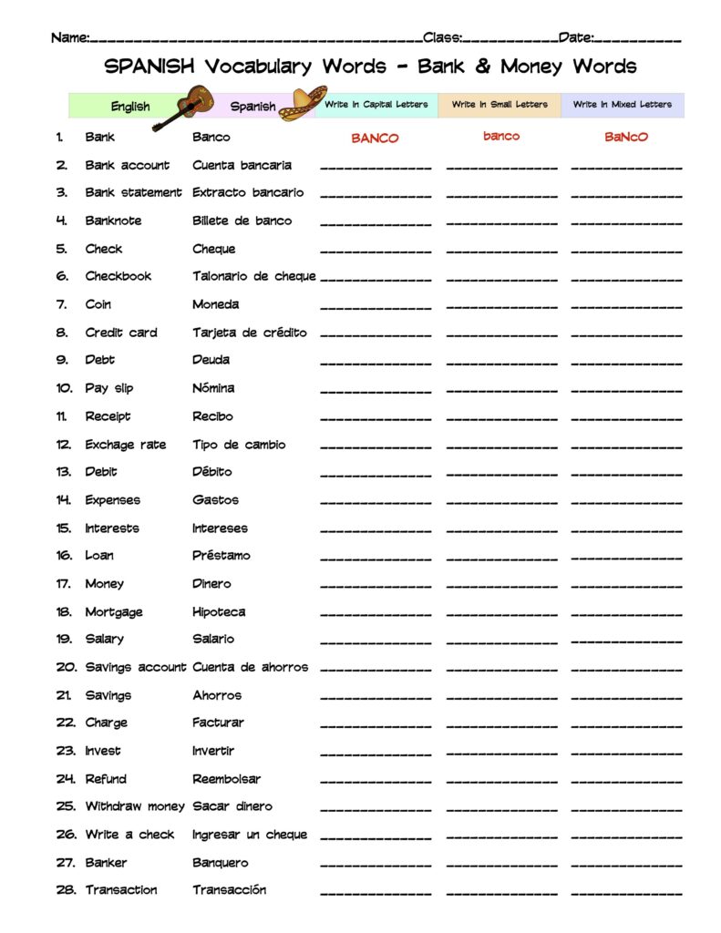 Spanish Days of the Week Worksheet Packet | Made By Teachers