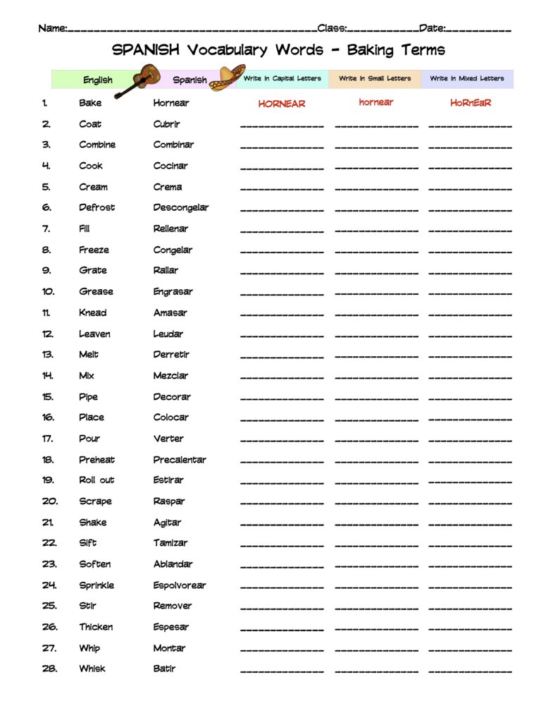 Spanish Airport Vocabulary Matching Worksheet & Answer Key | Made By ...