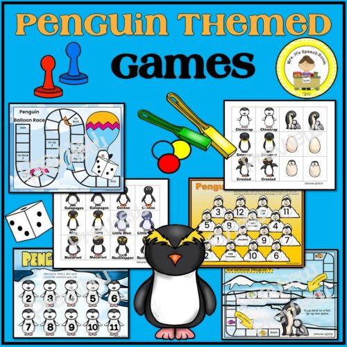 Penguin Speech Therapy Printable Pack | Made By Teachers