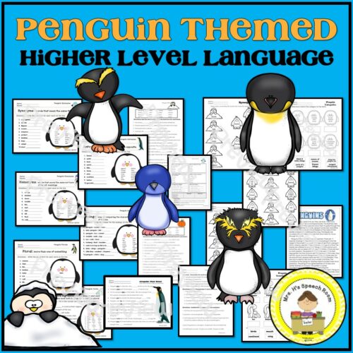 Penguin Speech Therapy Printable Pack | Made By Teachers