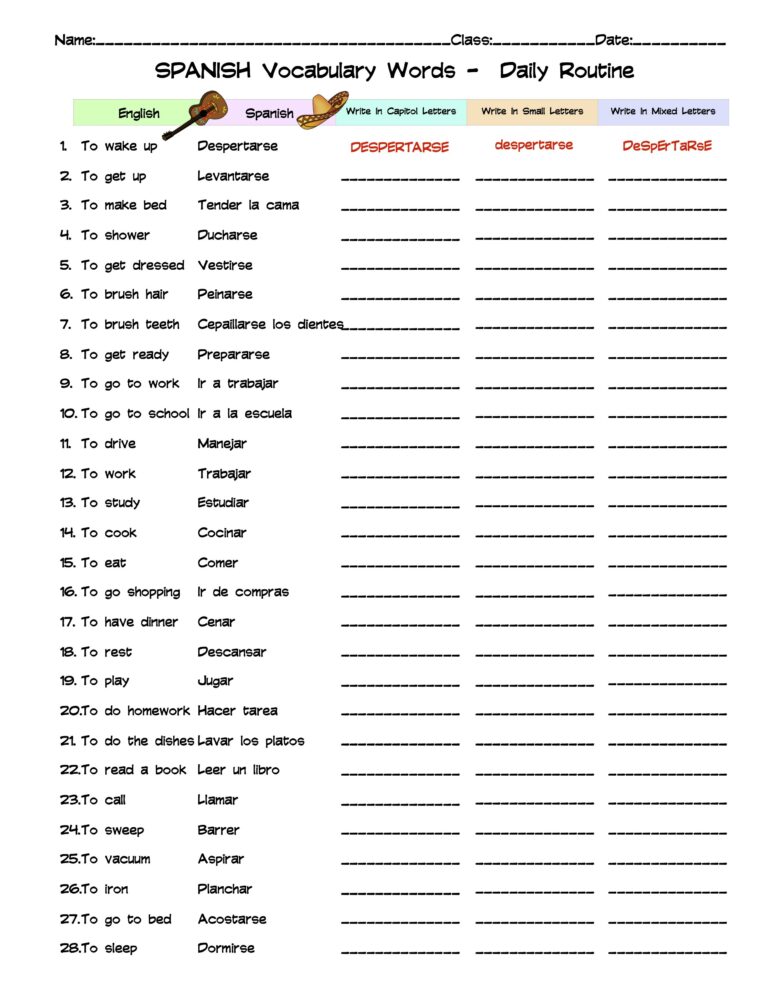 Spanish Common Containers Vocabulary Word Search & Answer Key | Made By ...