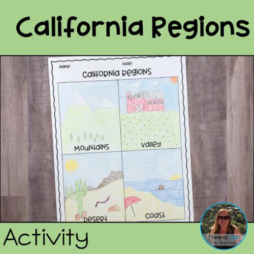 California Regions Activity | Made By Teachers