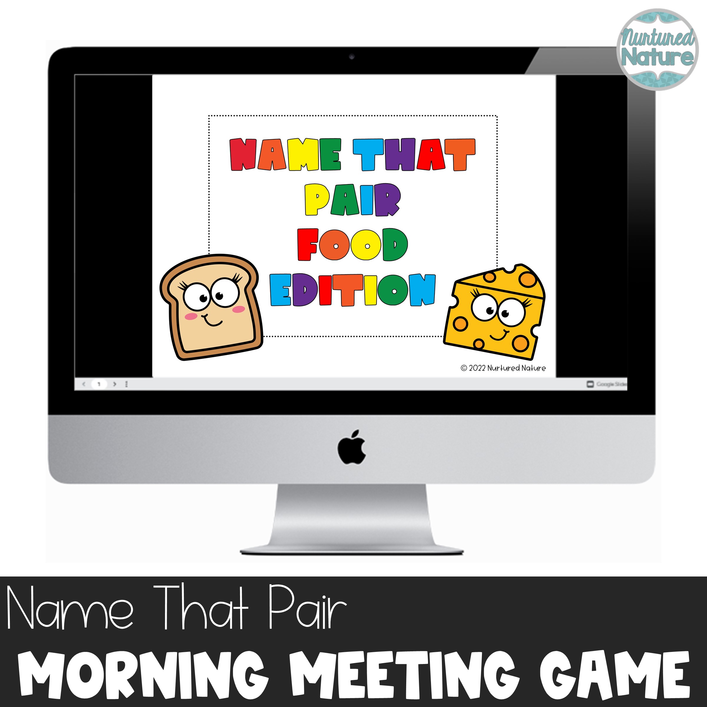 Twos Day Morning Meeting Game - Name That Pair Food Edition - 2s Two’s ...
