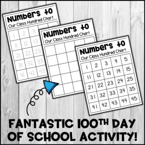 Numbers to 100 - Hundred Chart Center - Fill in the Missing Number ...