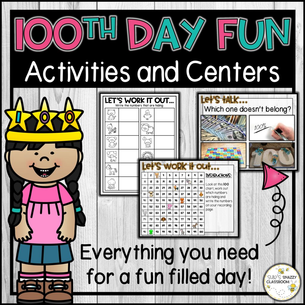 100th Day of School Pack of Activities and Centers | Made By Teachers