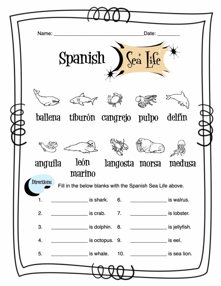 Spanish Daily Routines Worksheet Packet | Made By Teachers