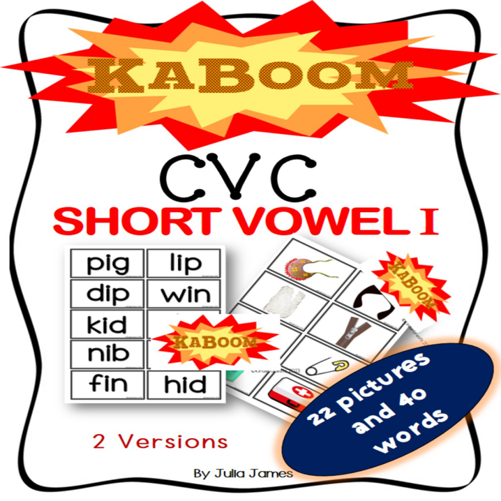 CVC Short Vowel /i/ Kaboom! | Made By Teachers