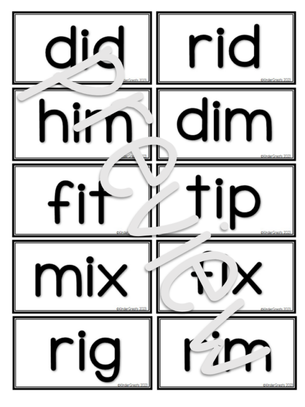 CVC Short Vowel /i/ Kaboom! | Made By Teachers