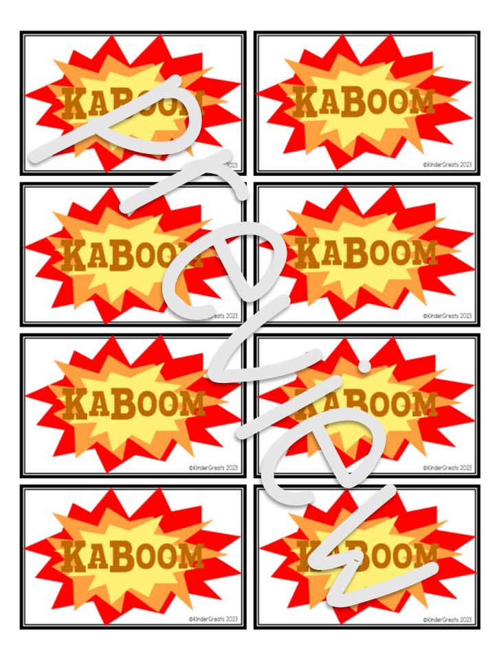 CVC Short Vowel /i/ Kaboom! | Made By Teachers