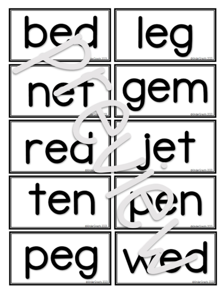 CVC Short Vowel /e/ Kaboom! | Made By Teachers