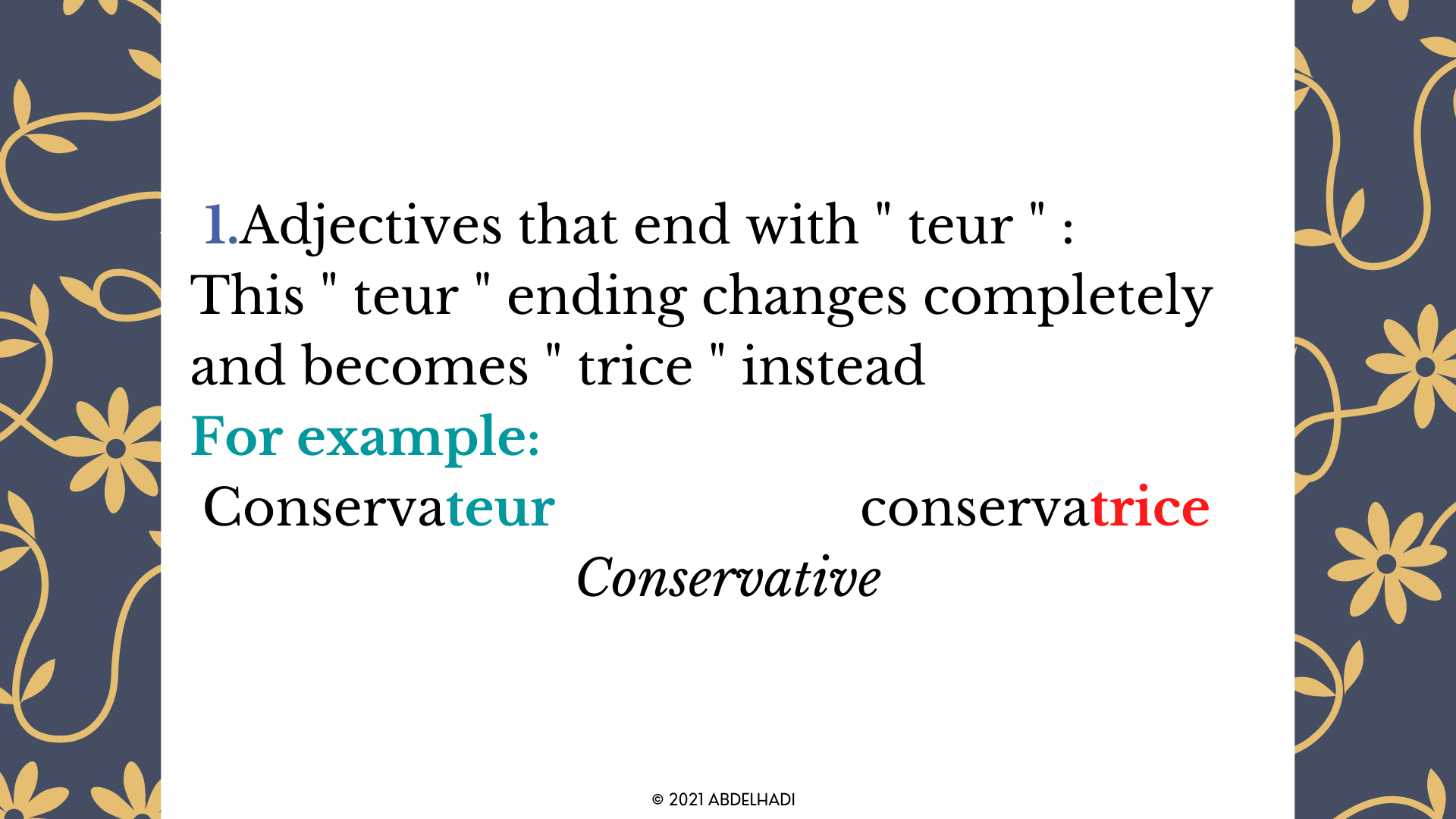 Les Adjectifs Qualificatifs - French Adjectives Lesson plan and ...