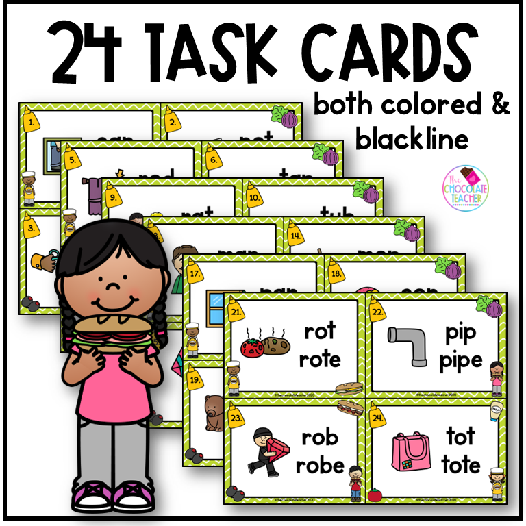 Long and Short Vowels - CVCE and CVC Words - Write the Room - Fun ...