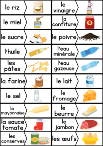 A l'épicerie - French Grocery Store Speaking activity + cut & paste ...
