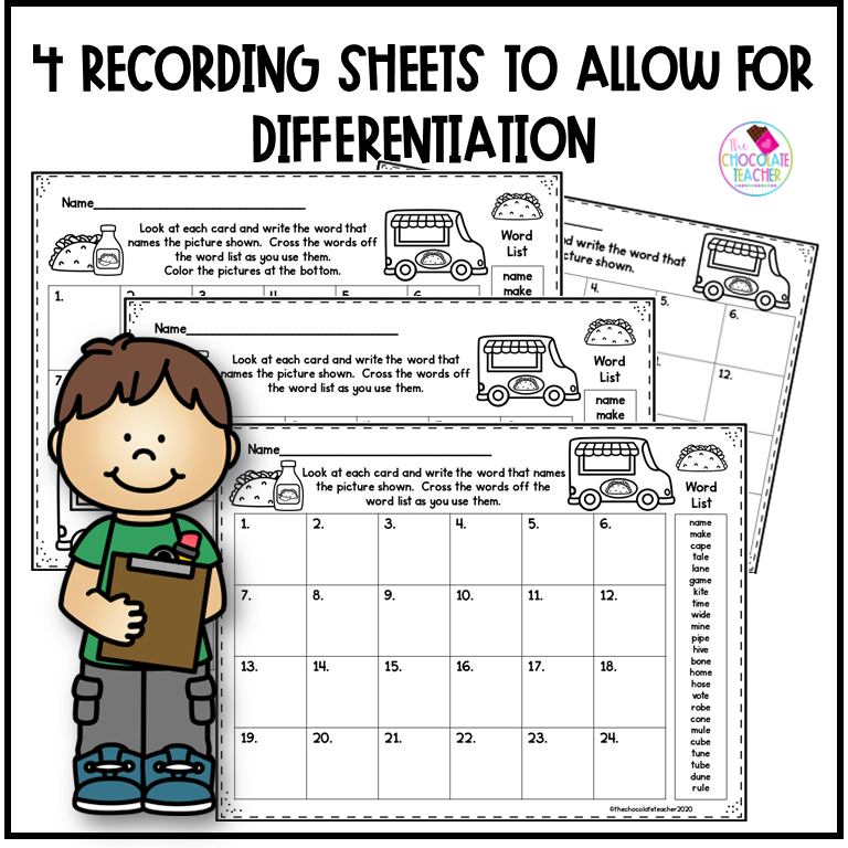 CVCE - Magic E - Long Vowels - Write the Room - Phonics Review | Made ...