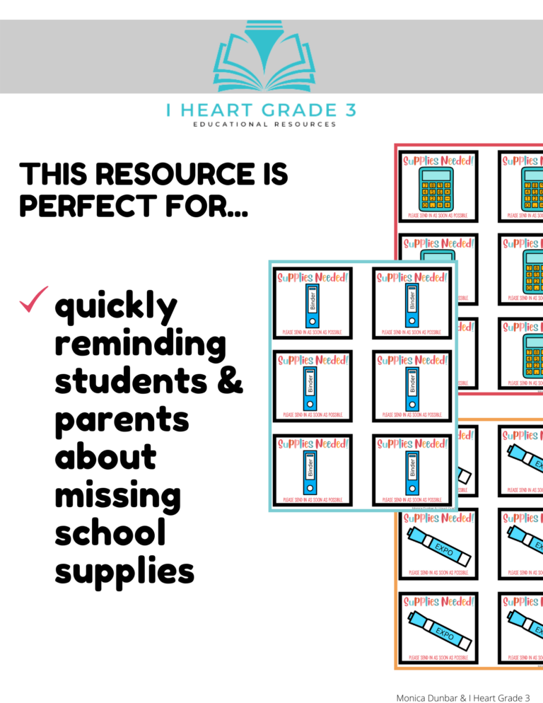 Positive Sticky Notes: Supplies Needed | Made By Teachers