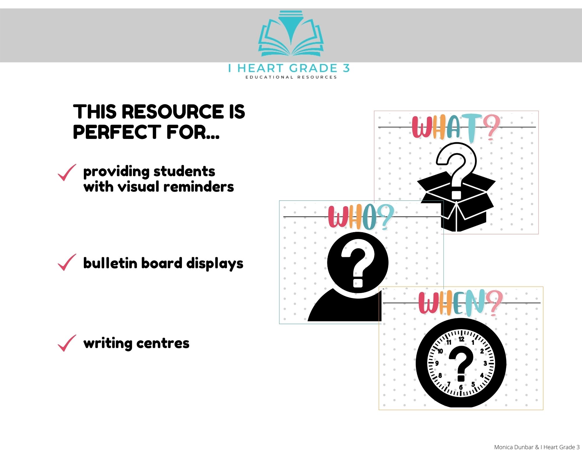 The 5 W's Reference Posters | Made By Teachers