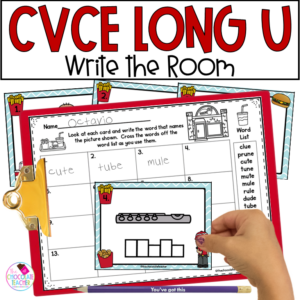Long U - CVCE - UE - Write the Room - Fun Phonics | Made By Teachers