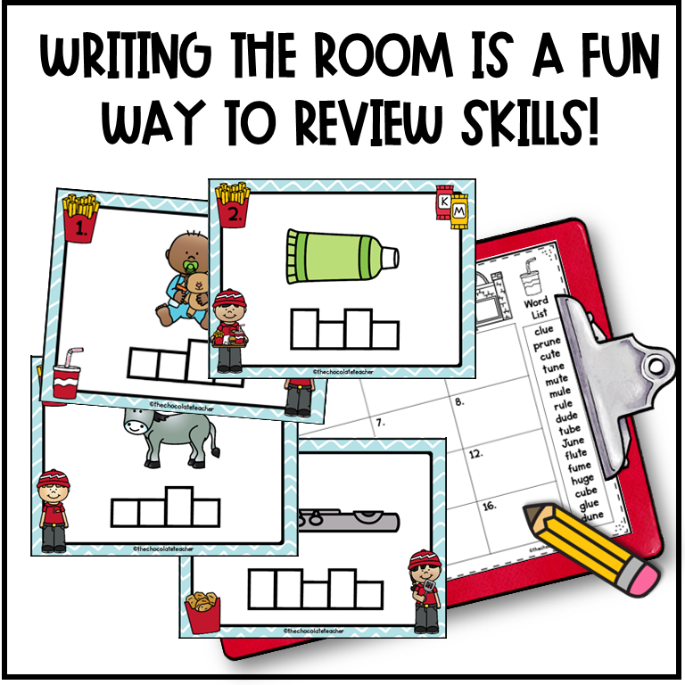 Long U - CVCE - UE - Write the Room - Fun Phonics | Made By Teachers