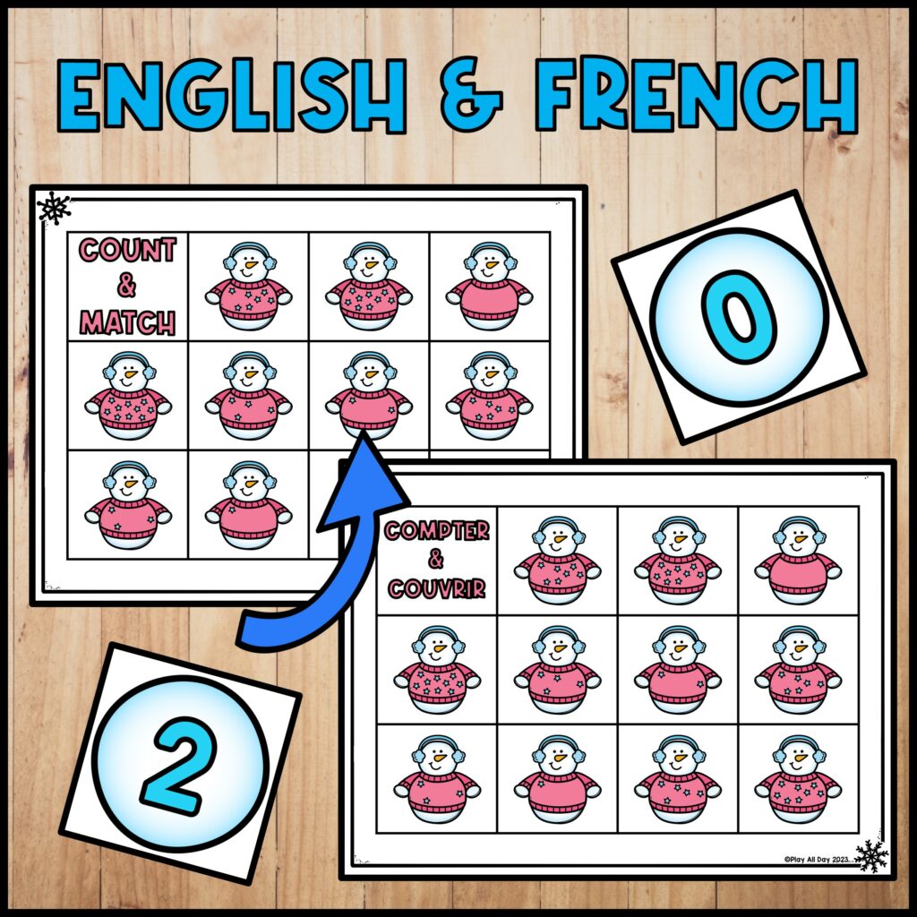 Winter Counting 0-10 | Count and Match Activities | Made By Teachers