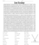 Ice Hockey Word Search | Made By Teachers