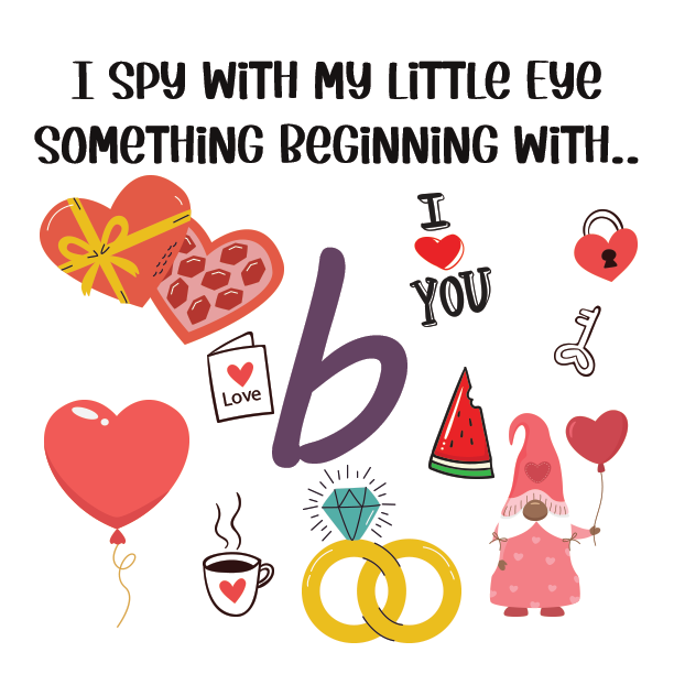 Valentine's Day Literacy Activities Kindergarten | I Spy Letters | Made ...