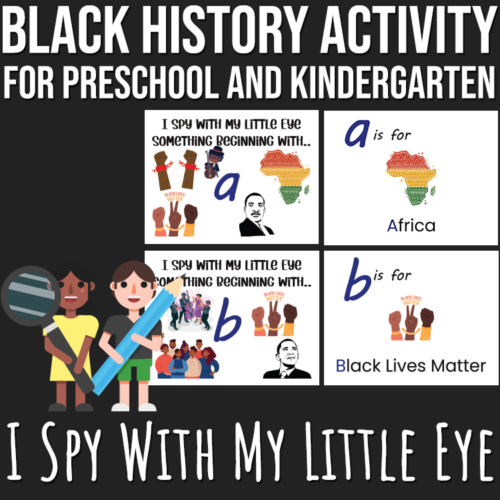 Black History Month Activities For Preschool And Kindergarten | I Spy ...