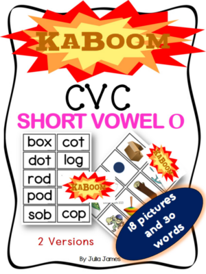 CVC Short Vowel Kaboom Bundle | Made By Teachers
