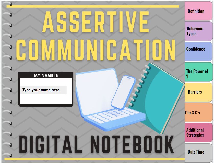 Assertive Communication Interactive Digital Notebook - Google Slides ...