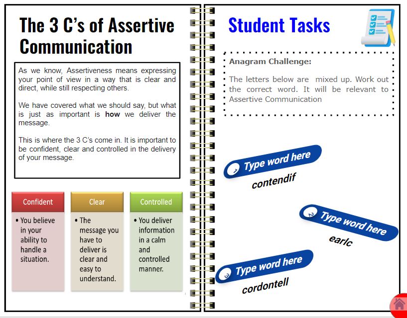 Assertive Communication Interactive Digital Notebook - Google Slides ...