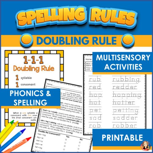 Doubling Spelling Rule Activities | Made By Teachers
