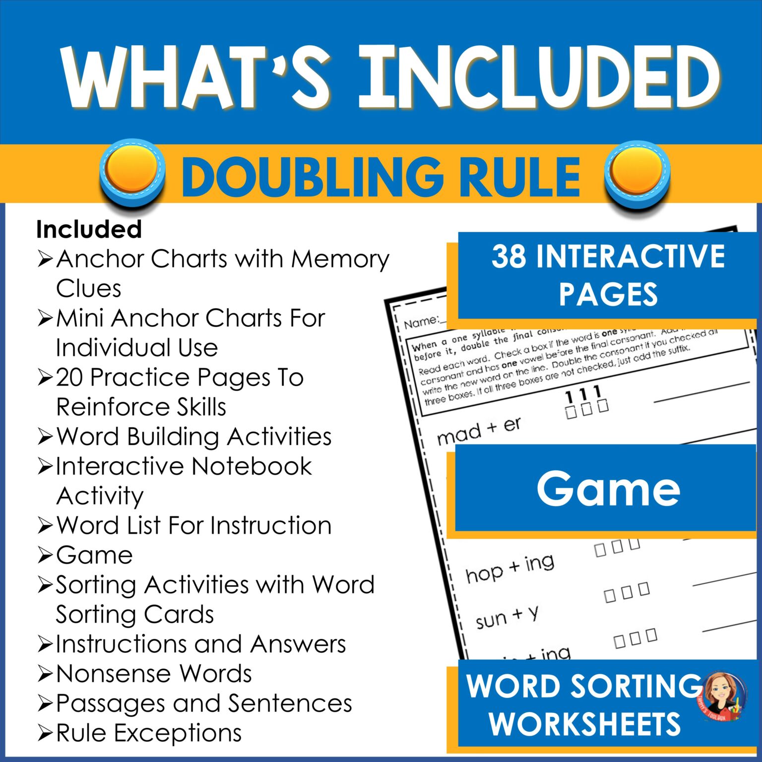 Doubling Spelling Rule Activities | Made By Teachers