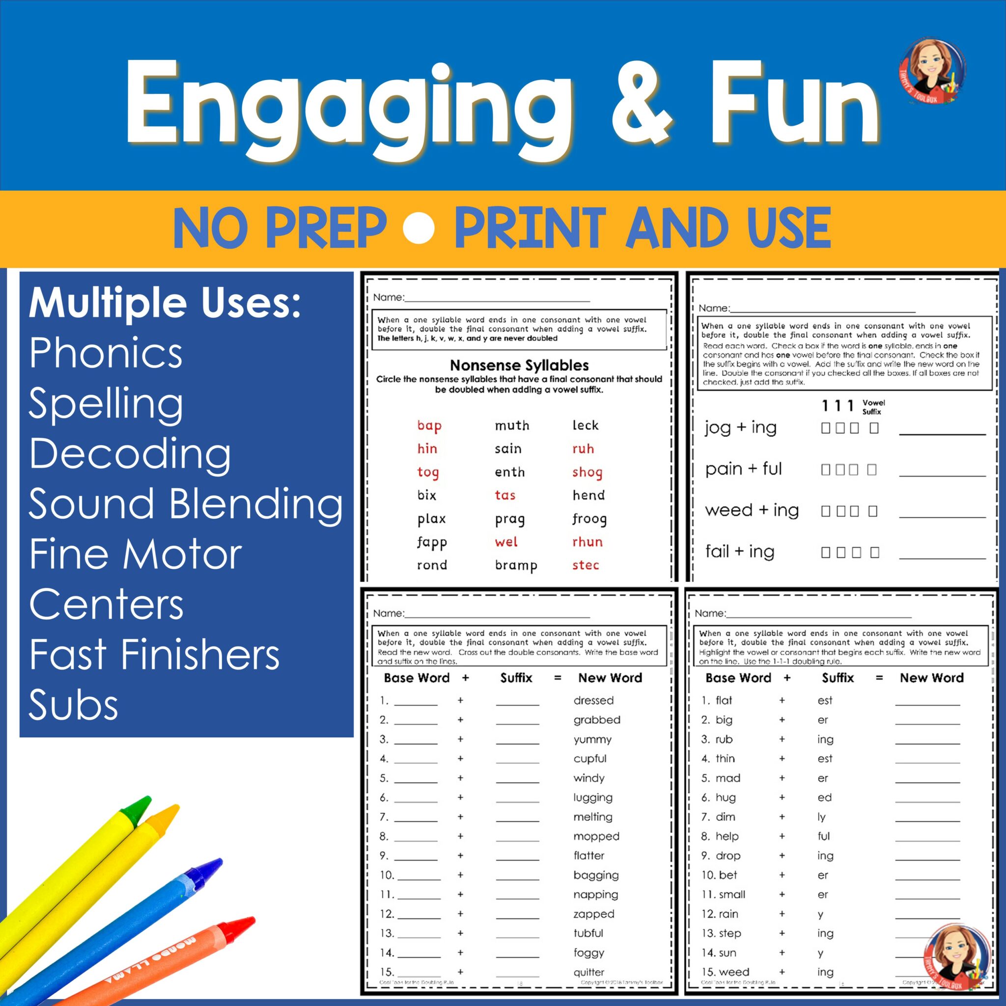 Doubling Spelling Rule Activities | Made By Teachers