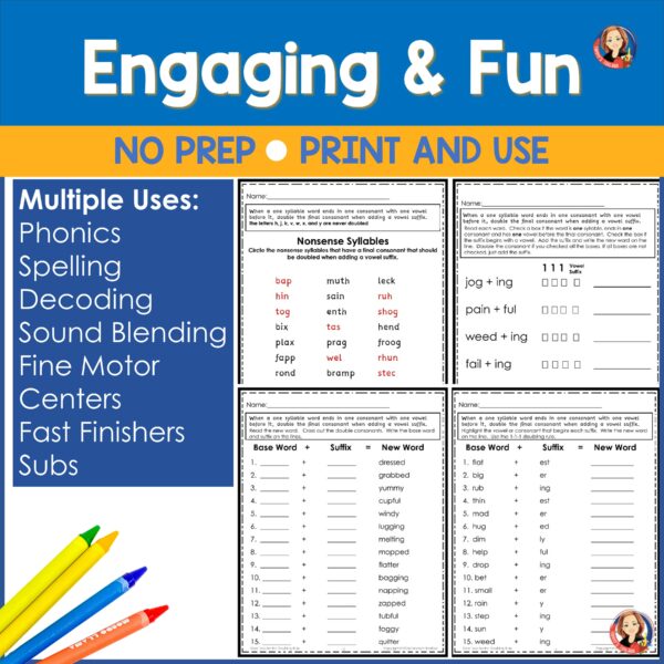 Doubling Spelling Rule Activities | Made By Teachers